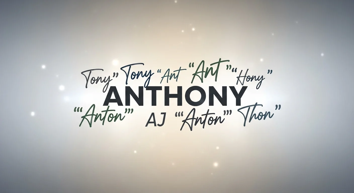 600+ Nicknames for Anthony 2026