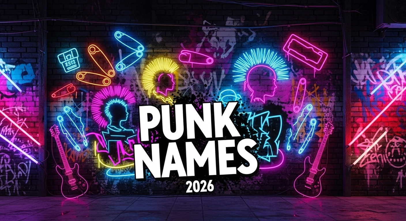 600+ Punk Names 2026