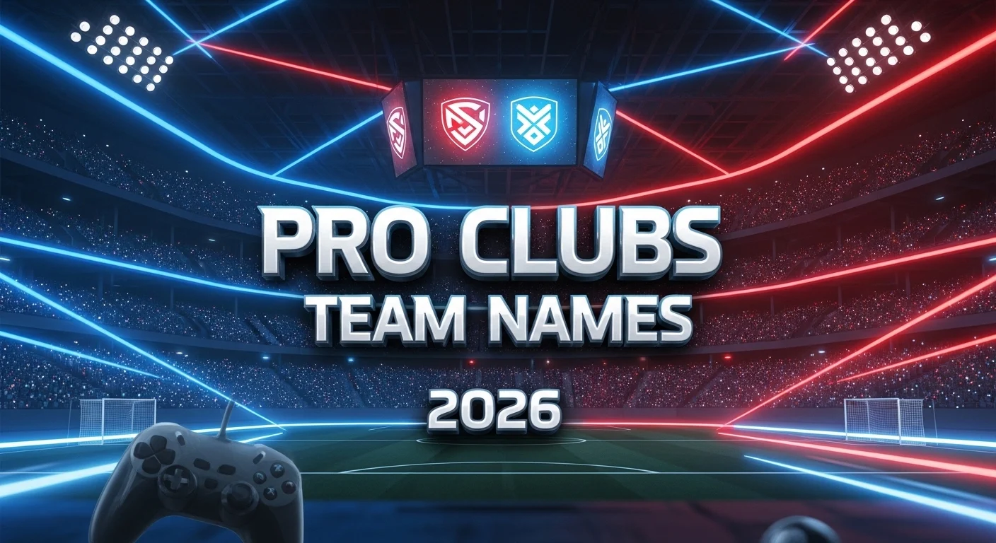600+ Pro Clubs Team Names 2026